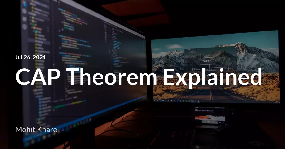 CAP Theorem Explained – Mohit Khare